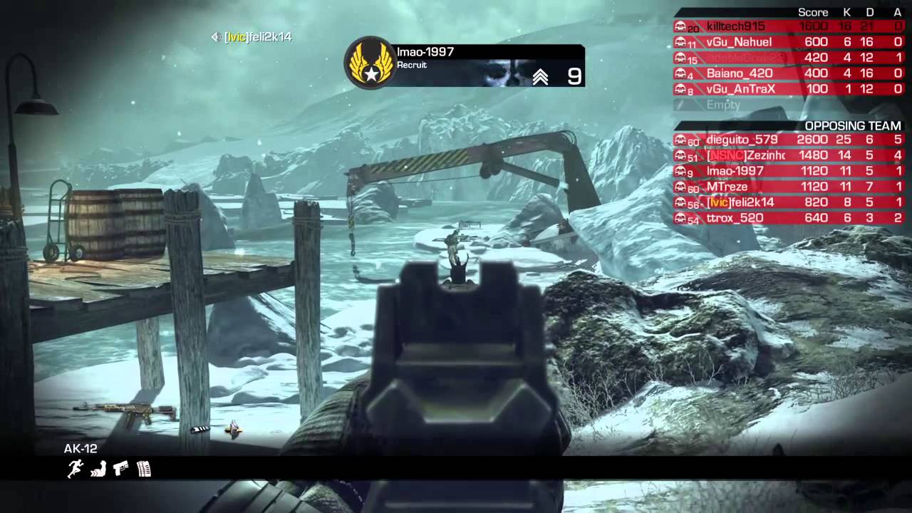 Call of Duty® Ghosts team death match - YouTube
