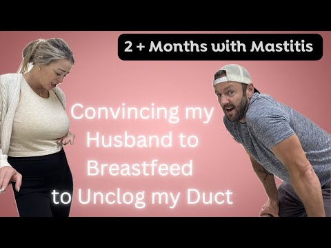 Convincing my Husband to Breastfeed Off Me to Unclog my Duct 😳😳