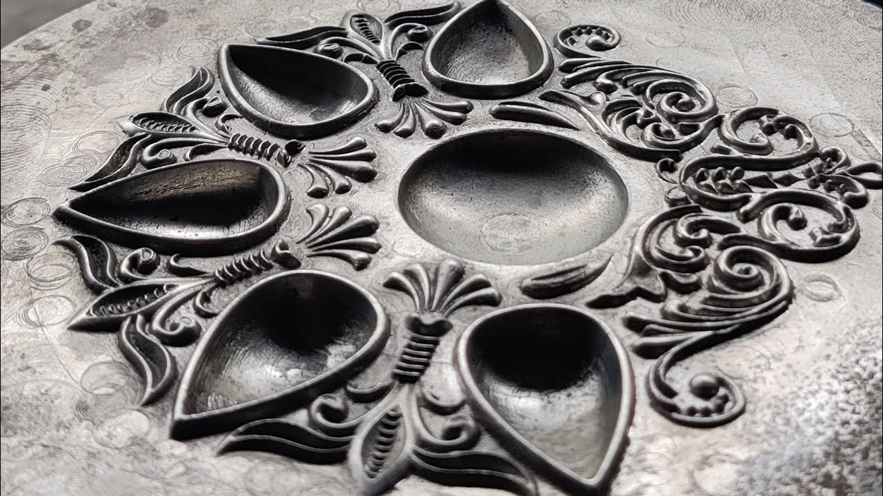 Pancharti Panchbatti diya for Silver Article Work|Silver Work |Silver ...
