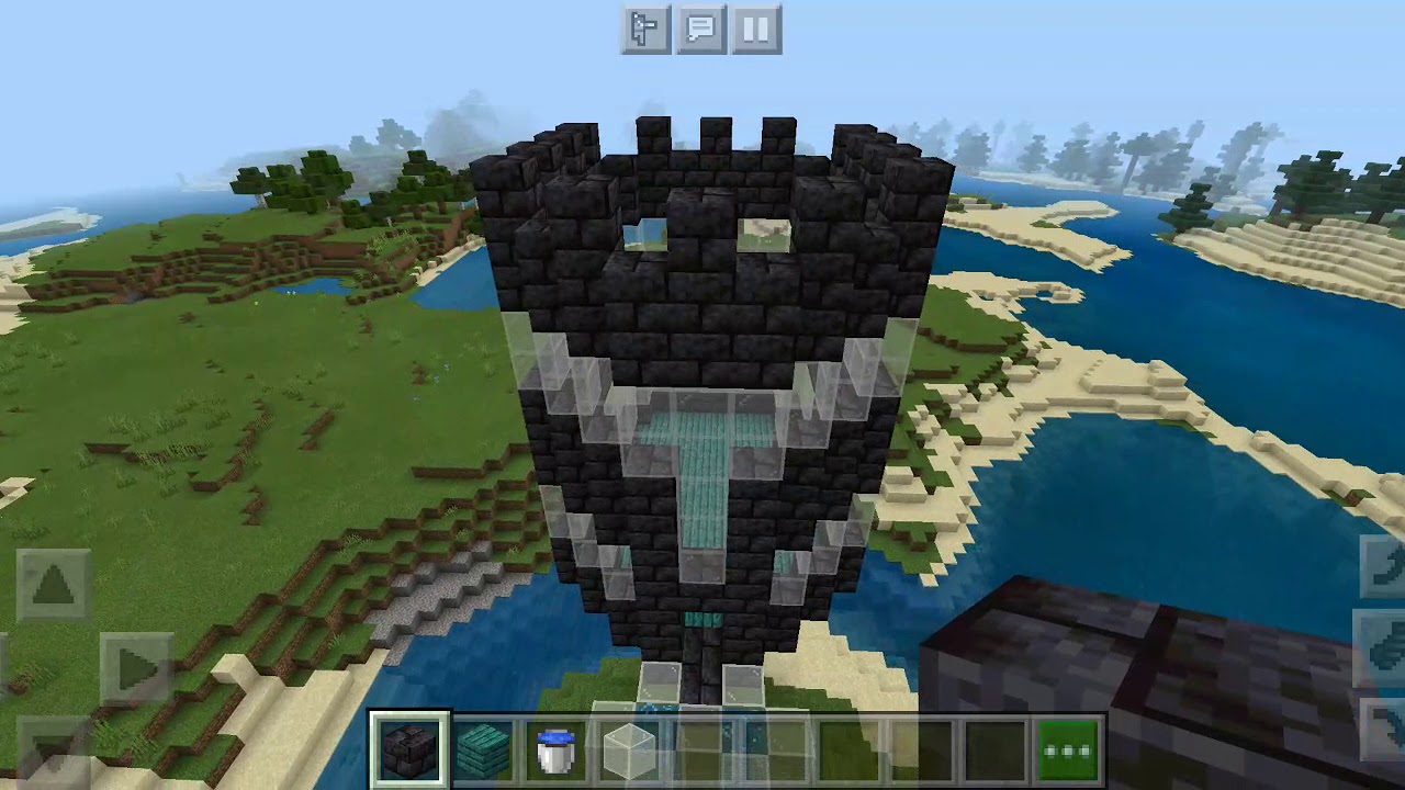how to build DanTDM's castle 2020 - YouTube