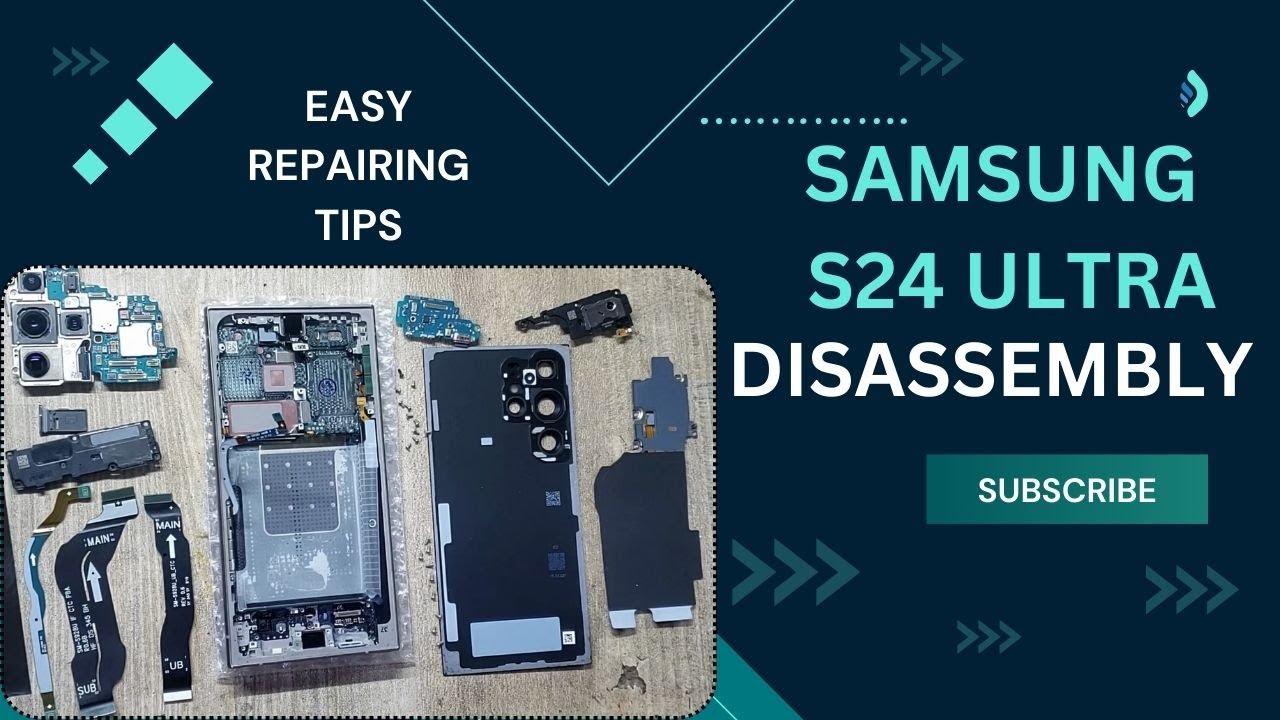 Samsung S24 Ultra Disassembly - S24 Ultra Disassembly - YouTube