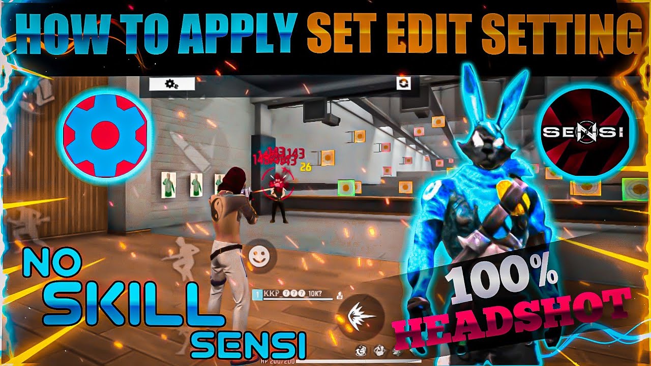 how to apply set edit setting 😍 no skill sensi @WhiteFF for Android ...