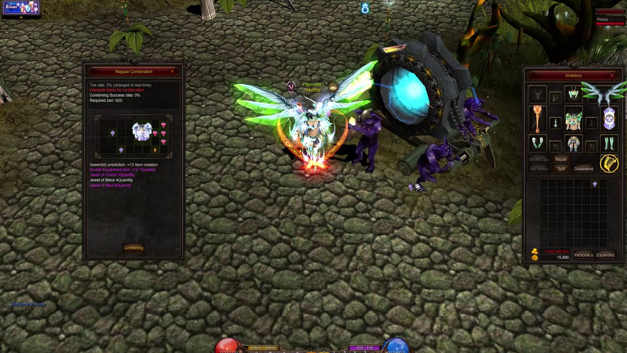 Mu Online. Creating item +13 - YouTube