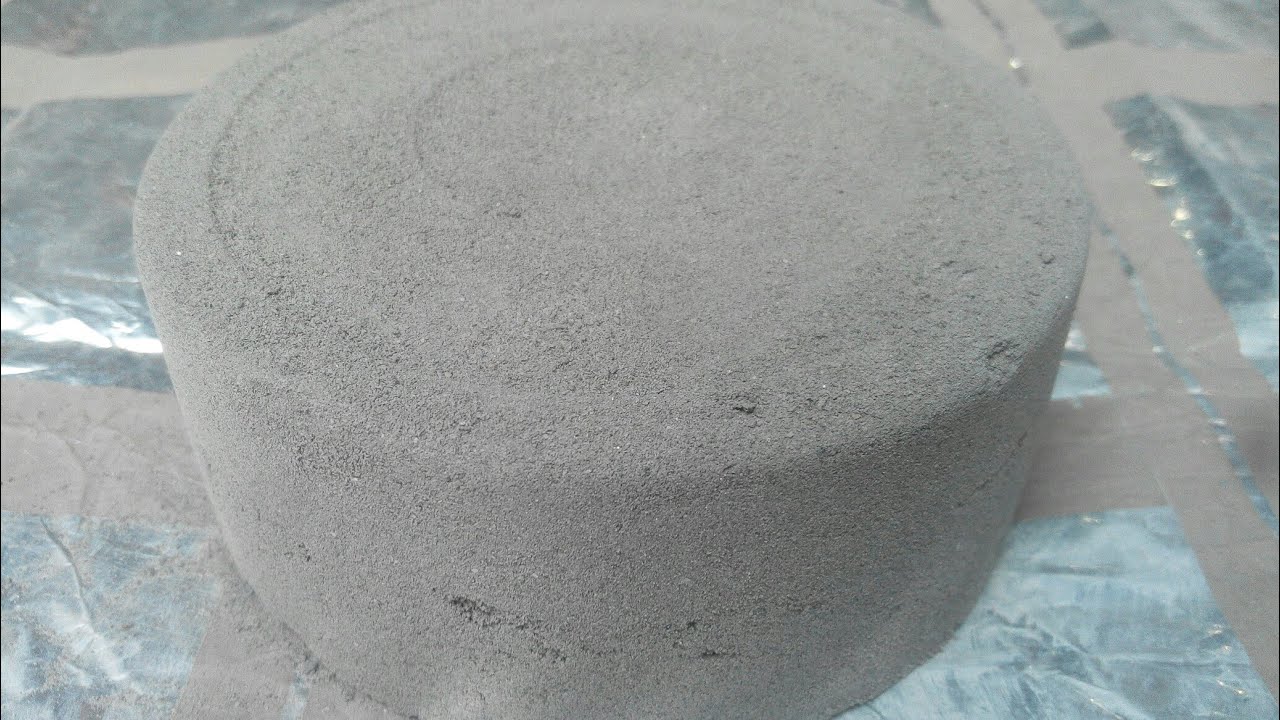 Sand cement big/huge slab fast shaving asmr - YouTube