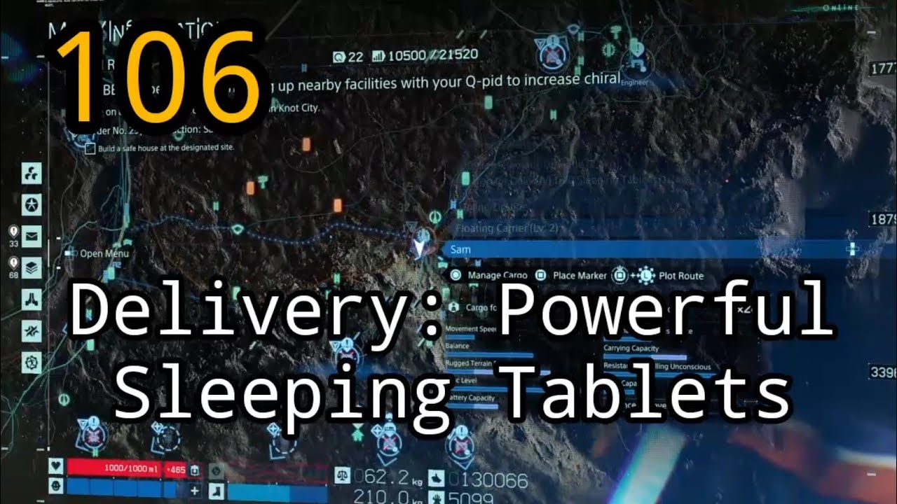 DELIVERY: POWERFUL SLEEPING TABLETS / Death Stranding Walkthrough ...