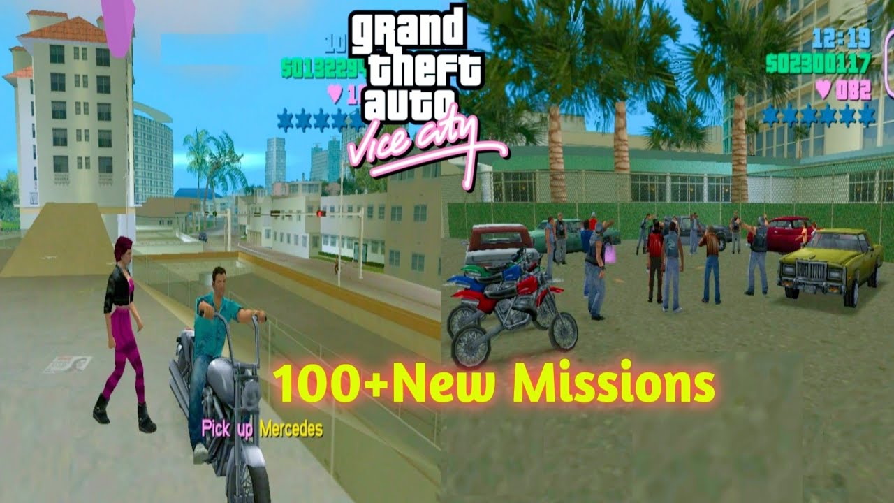 How to play 100+ new missions in GTA Vice City￨Vice City big mission ...