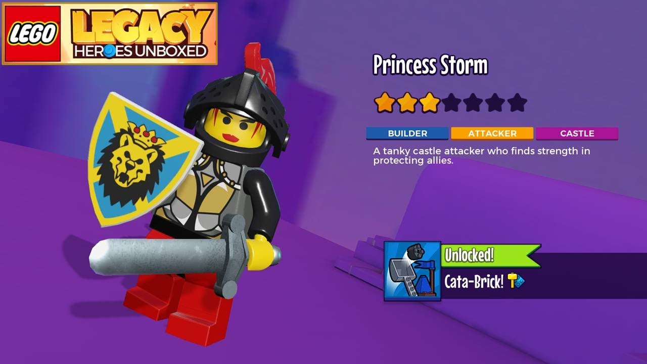 LEGO Legacy: Heroes Unboxed - Princess Storm (Castle) - YouTube