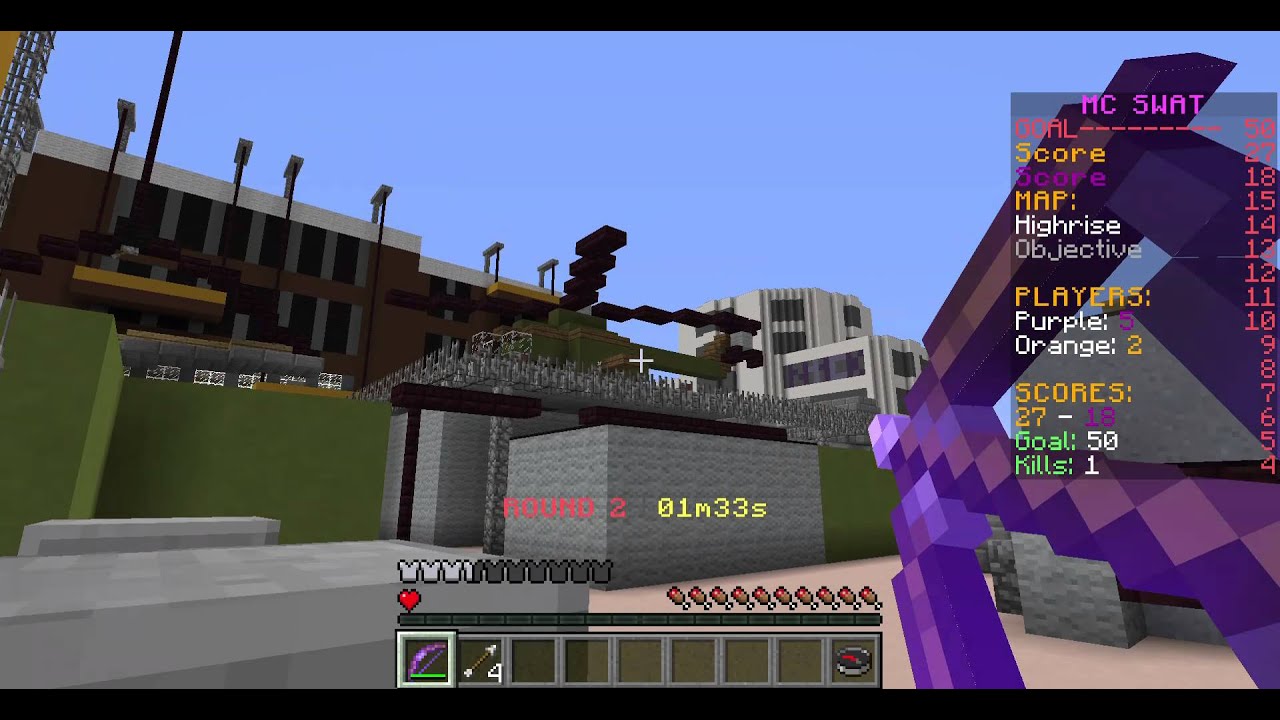 Minecraft mini games : sniper OP! - YouTube