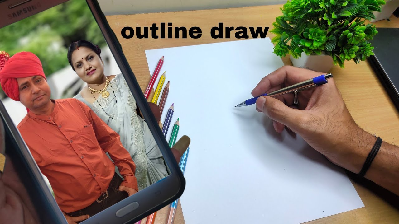 outline Drawing Tutorial 🔥 || how to draw outline full tutorial ...