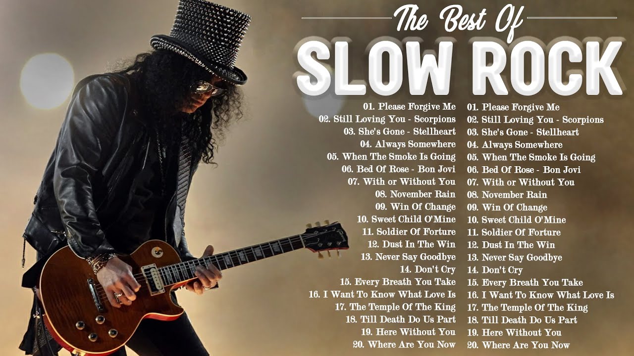 Slow rock love song nonstop - Scorpions, Bon Jovi, Eagles, Led Zeppelin ...