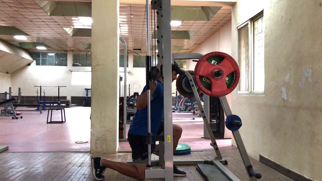 Split lunge ISO push - YouTube