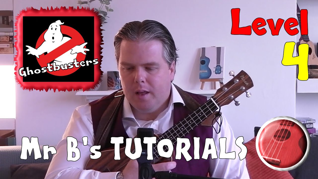 Ghostbusters Tutorial | Mr B's Ukulele Channel - YouTube