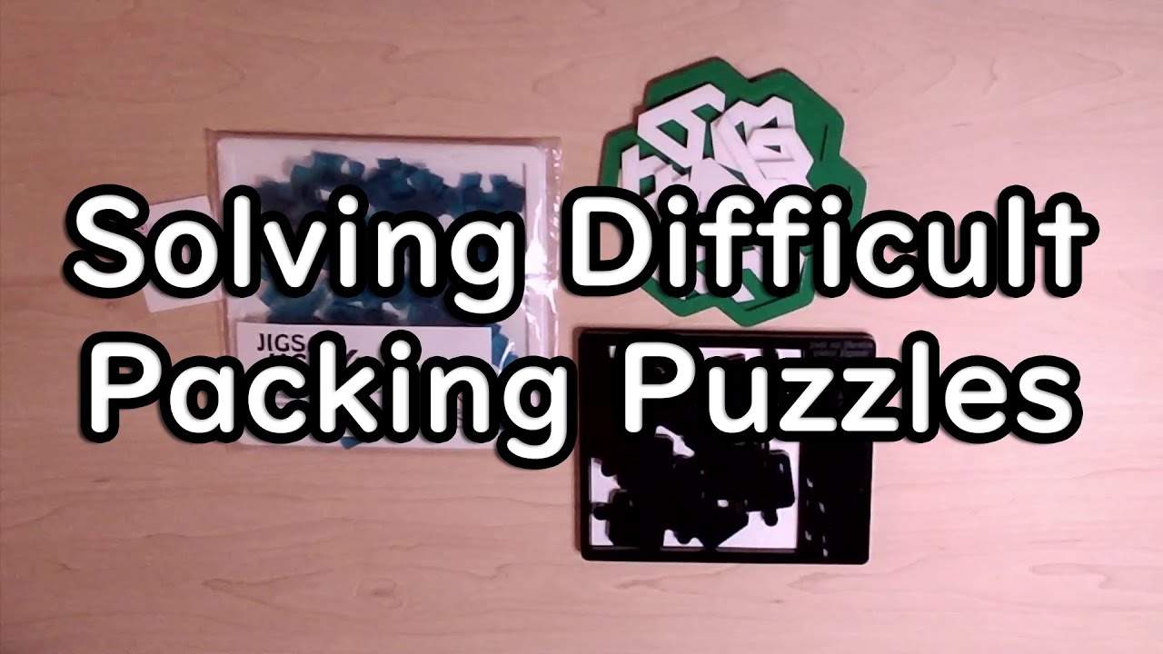[Puzzle] Solving Difficult Packing Puzzles - YouTube