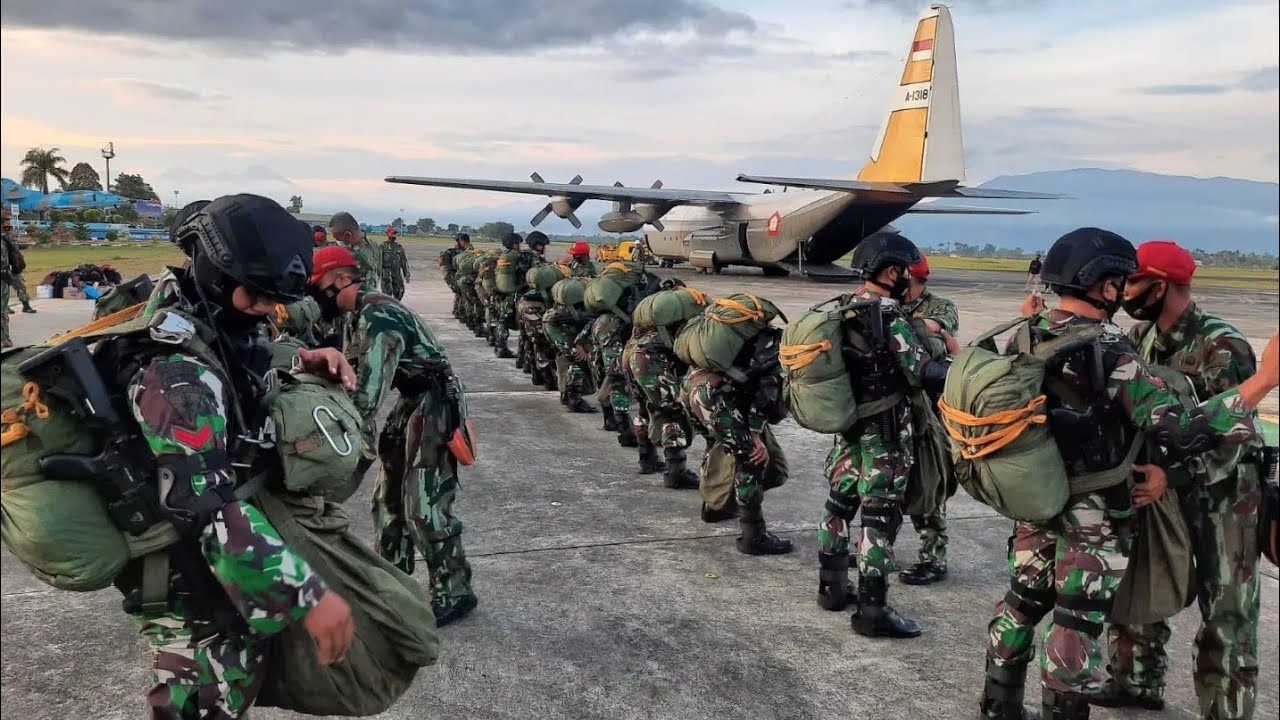 TERJUN STATIK & FREEFALL 2021, KIPAN B & C YONKO 469 PASKHAS, BANDA ...