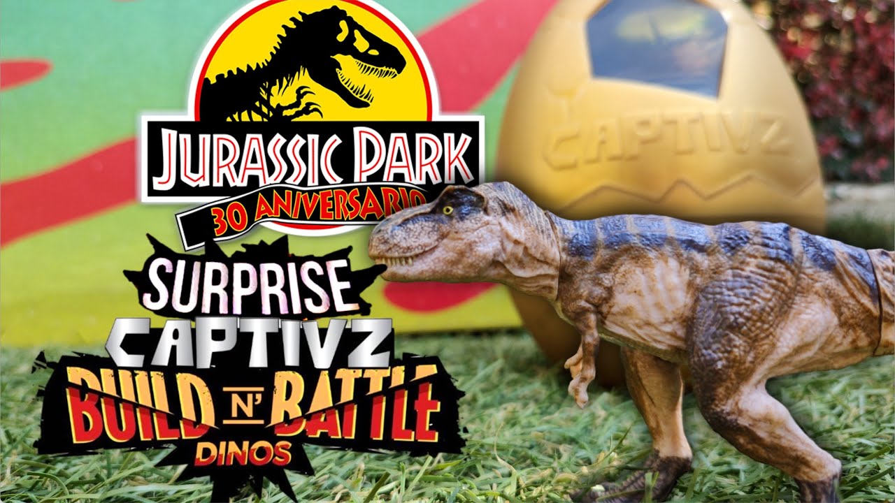 Jurassic Park 30 Aniversario Captivz Surprise | Huevos de Dinosaurios ...
