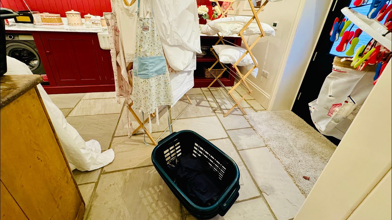 Daily Laundry Routine | Clean With Kate - YouTube