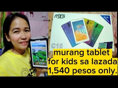 murang tablet for kids from LAZADA - YouTube