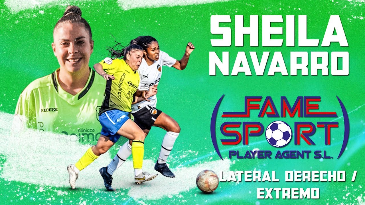 SHEILA NAVARRO | FOOTBALL PLAYER | SPANISH | RIGHT BACK / WINGER - YouTube