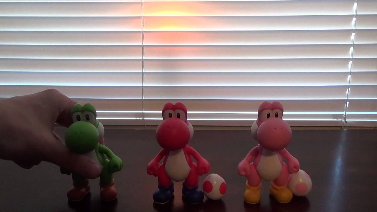 World of Nintendo Series 2-1 4 Inch Red Yoshi Figure Review - YouTube