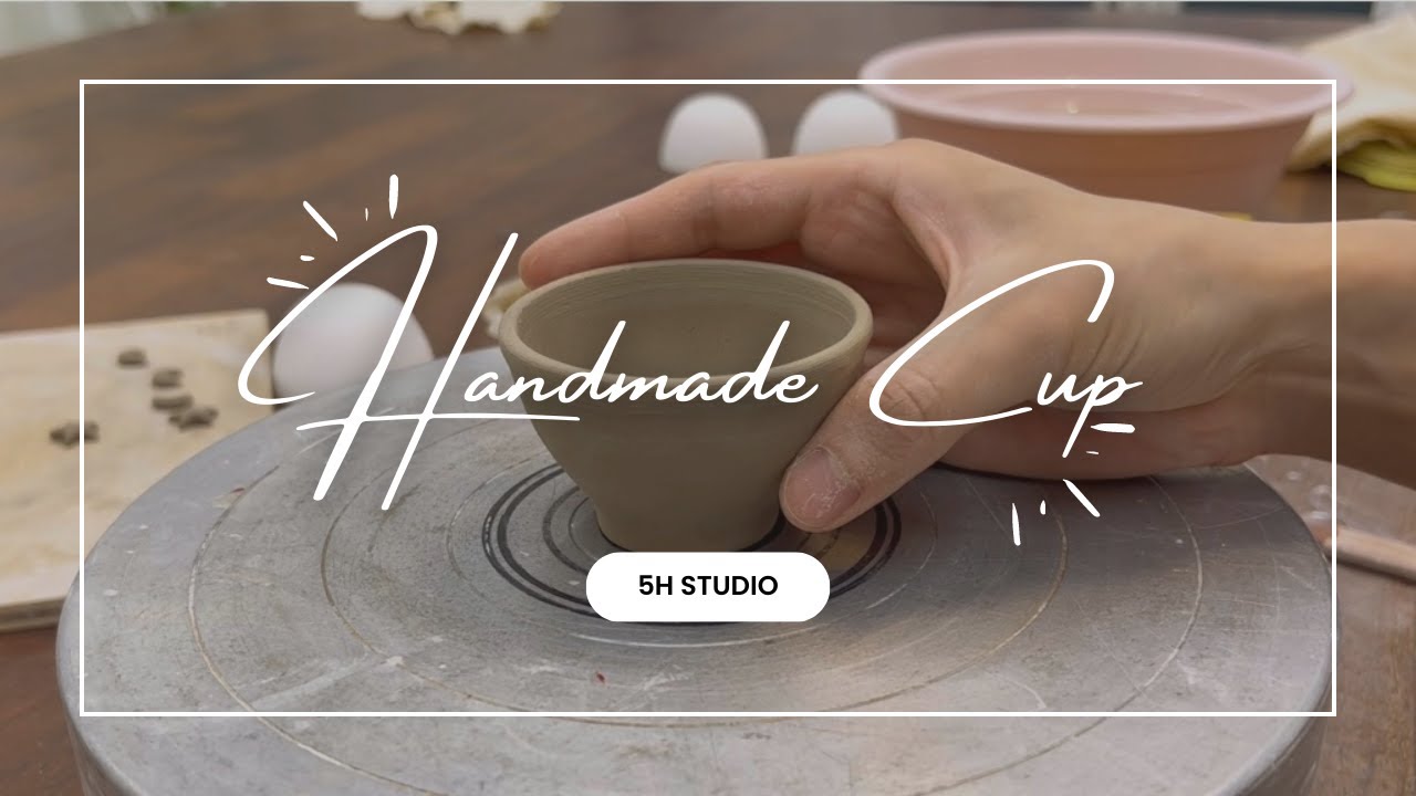도자기 소주잔 만들기 /Handbuilding / Handicraft Ceramic Cup - YouTube