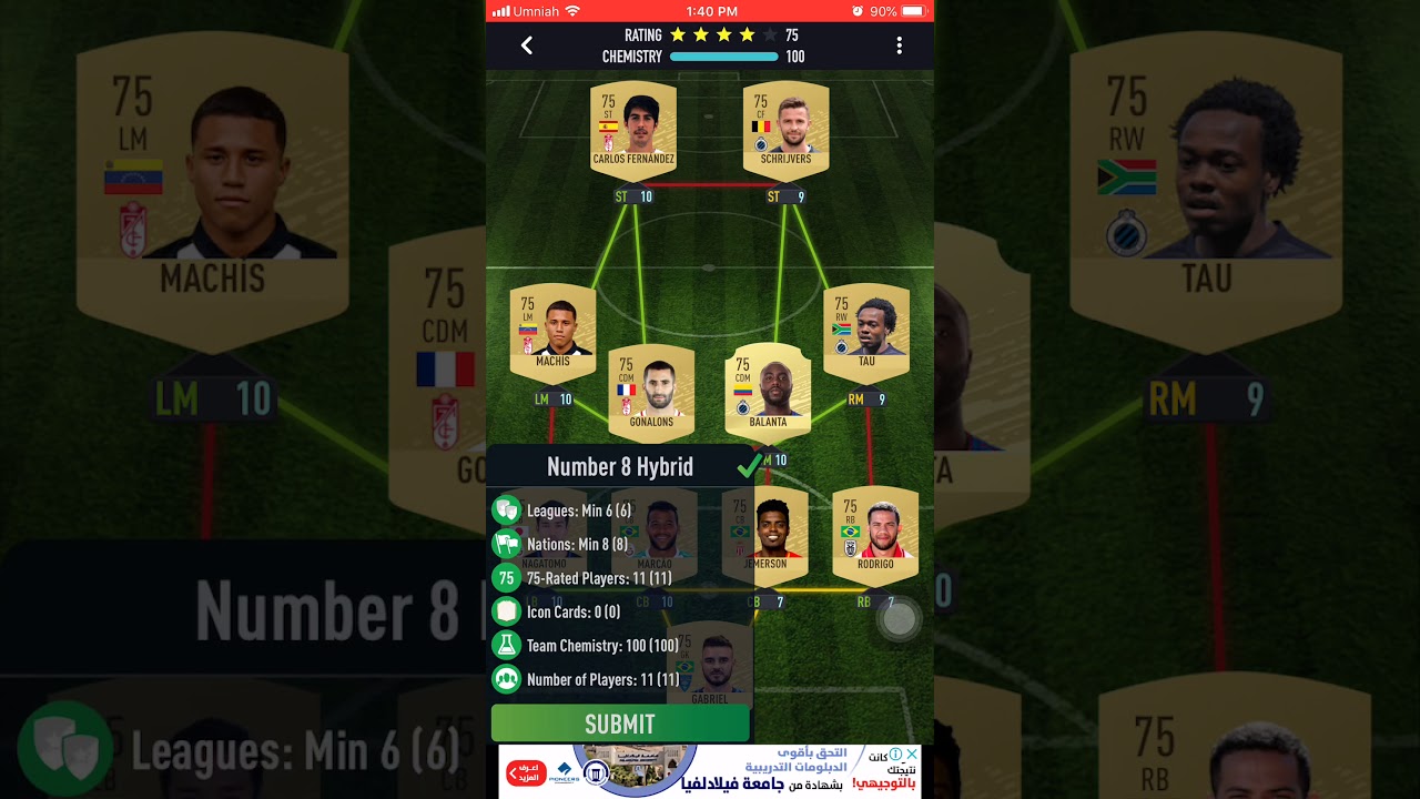 Xavi number 8 hybrid sbc pacybits 20 - YouTube