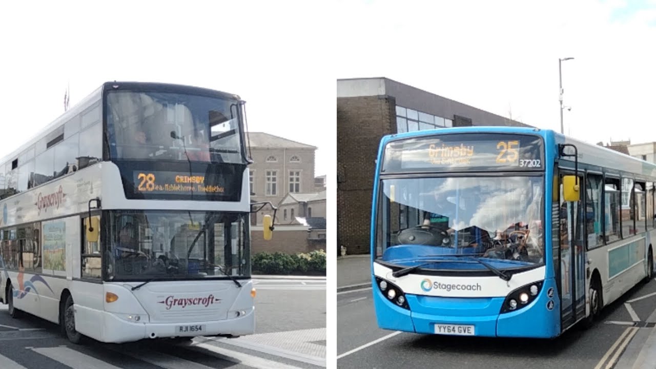 Grimsby buses 2nd April 2024; Stagecoach, Grayscroft and East Yorkshire ...