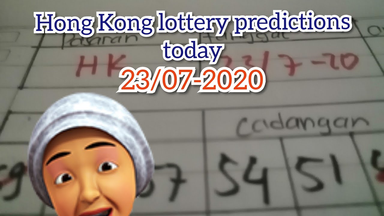 Hong Kong lottery predictions today 23/07/2020 - YouTube