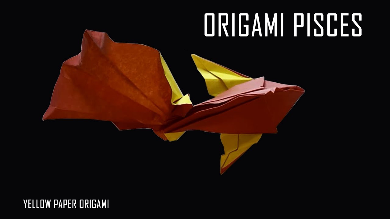 DIY Paper Fish - How to make origami Pisces - YouTube