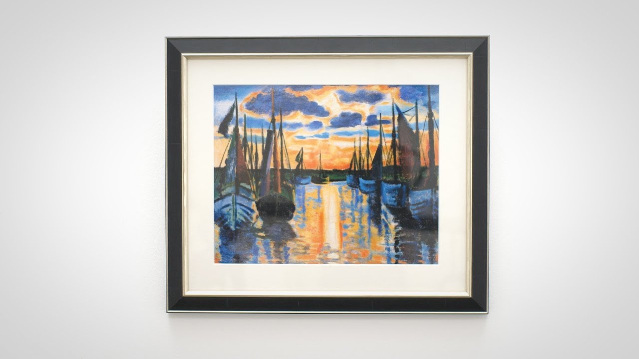 Max Pechstein - "Sonnenuntergang Leba Hafen" - YouTube