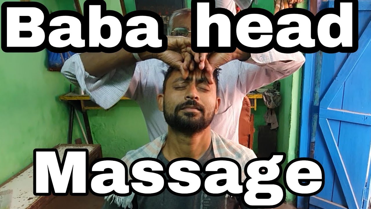Asmr baba head, neck and forehead massage with Tapping sound by baba ...