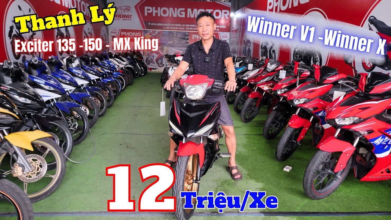 Thanh Lý Xe Máy Cũ Giá Rẻ ,MX King ,Exciter 135, Exciter 150 ,Winner X ...