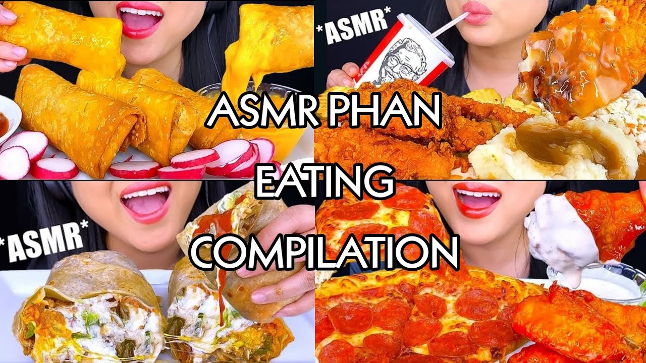 ASMR PHAN EATING FAST FOOD MUKBANG BITES ONLY COMPILATION - YouTube