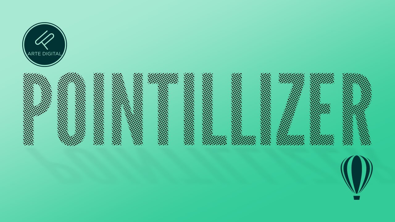 DOMINE de uma vez a FERRAMENTA POINTILLIZER no CorelDRAW - YouTube