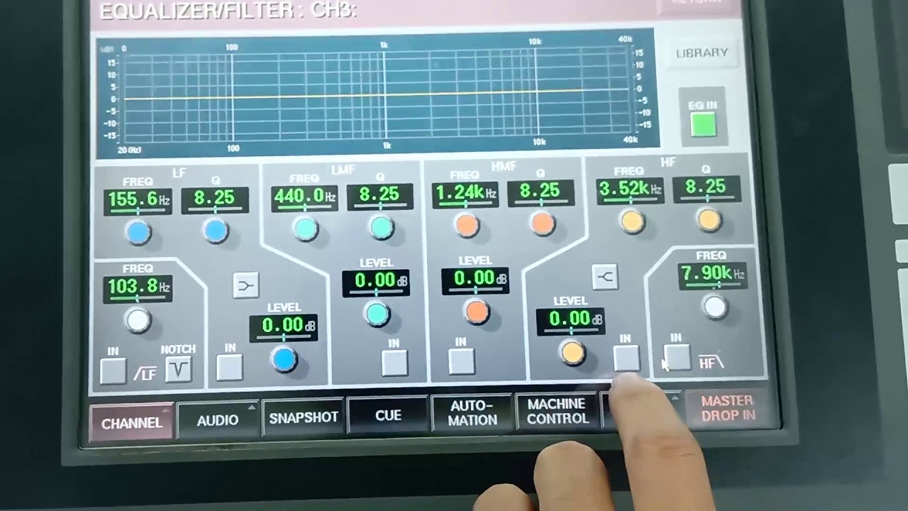 Basic Operational Audio Mixer Digital Sony DMX R100 - YouTube