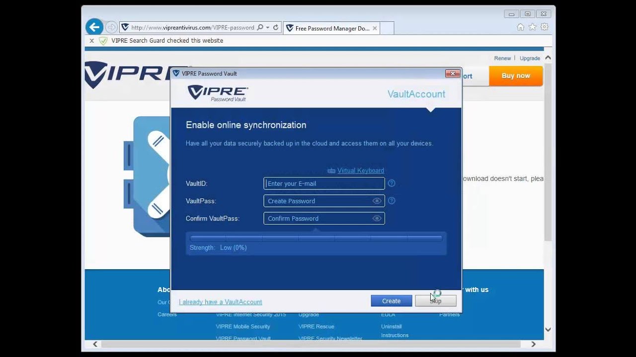 How to install VIPRE Password Vault - YouTube