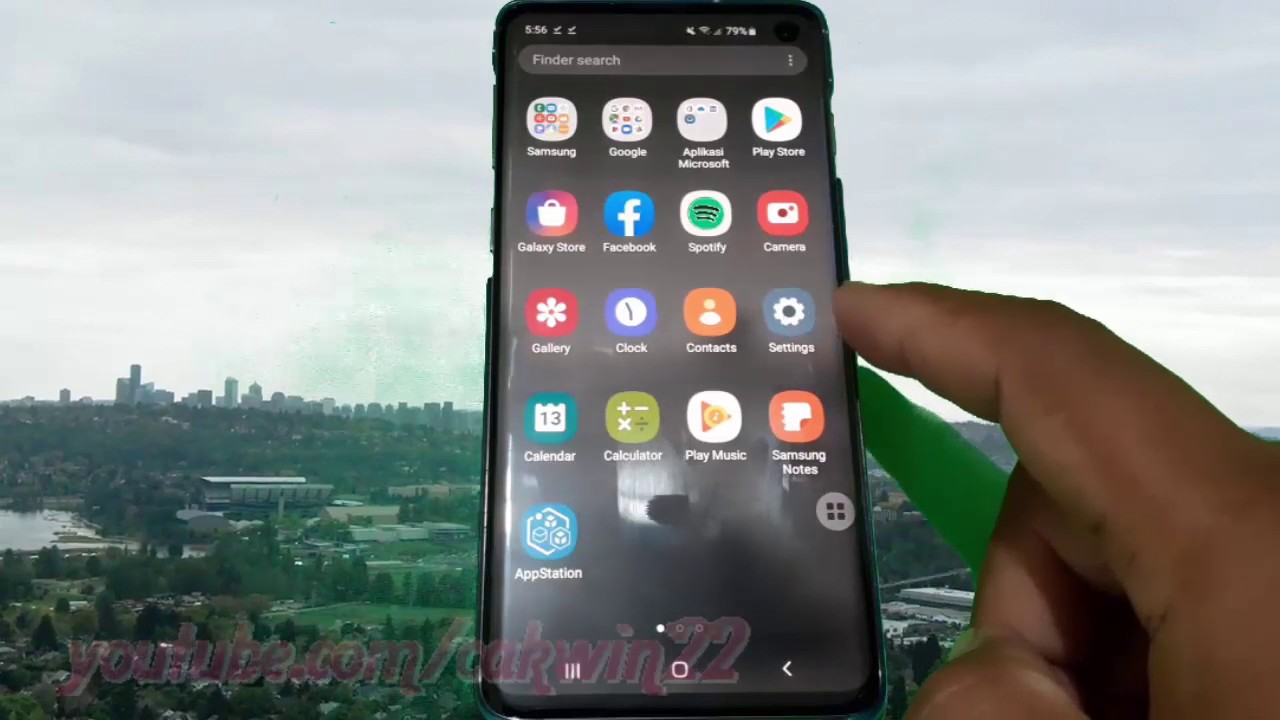 Samsung Galaxy S10 : How to change assistant menu size (android pie ...