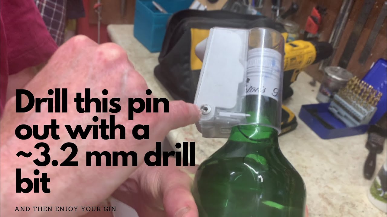 DIY bottlelox bottle lock removal - YouTube