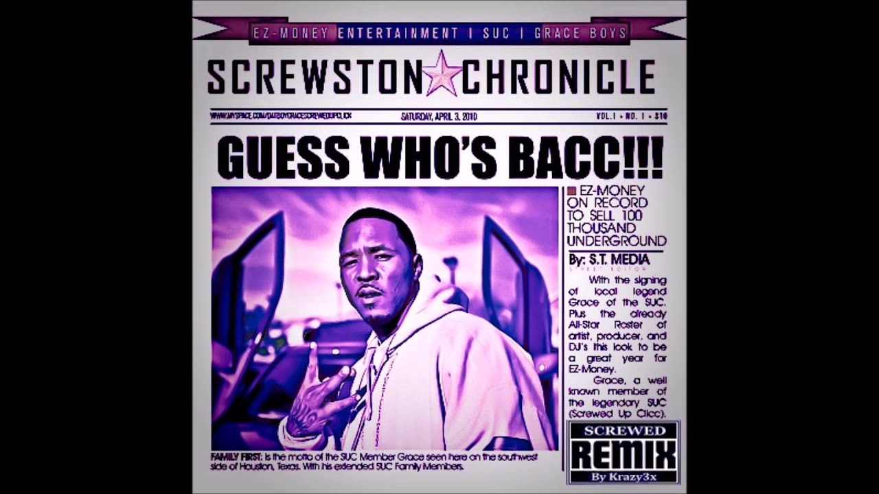 Macc Grace - Guess Who's Bacc (Screwed) - YouTube