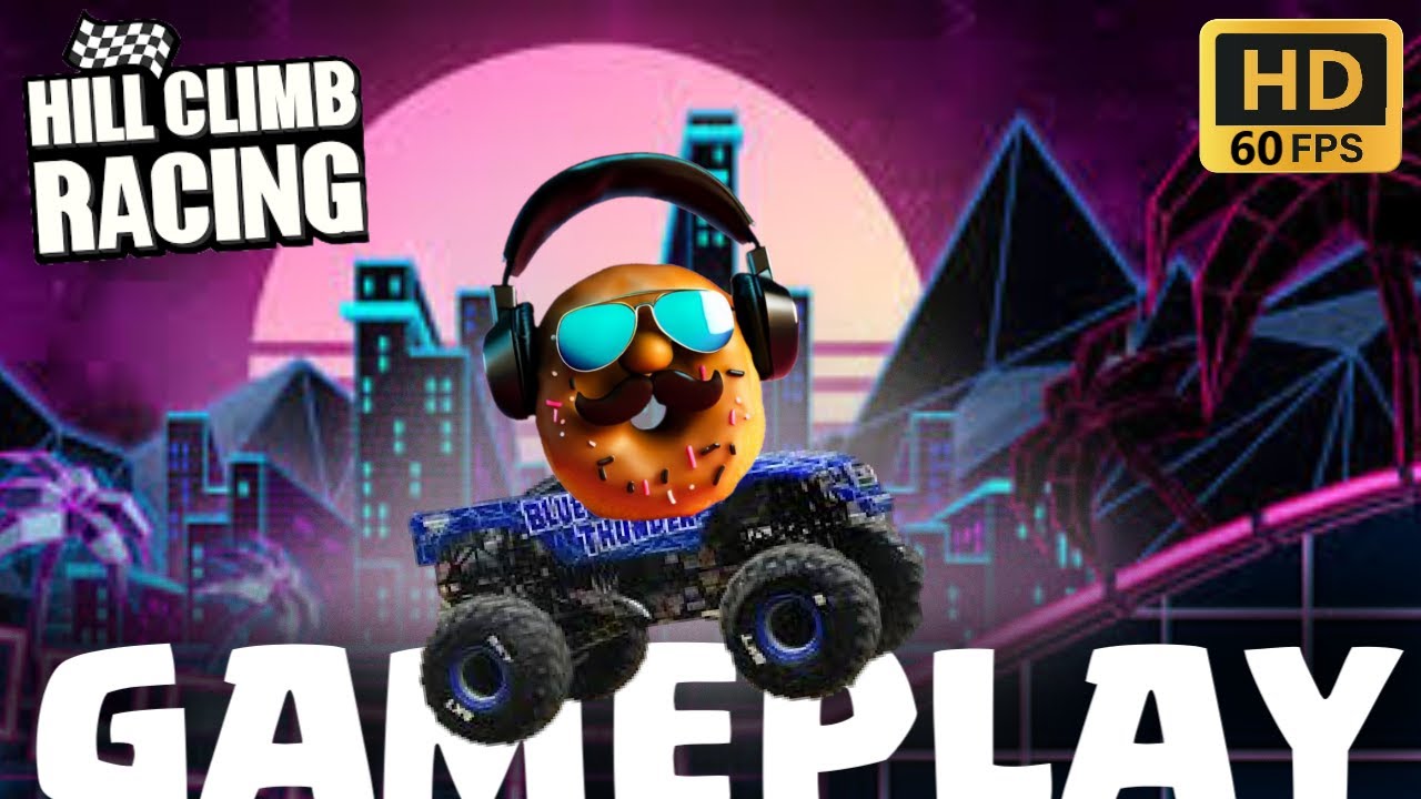 Trophy Truck | Neon | Hill Climb Racing Gameplay HD 30FPS #gaming - YouTube