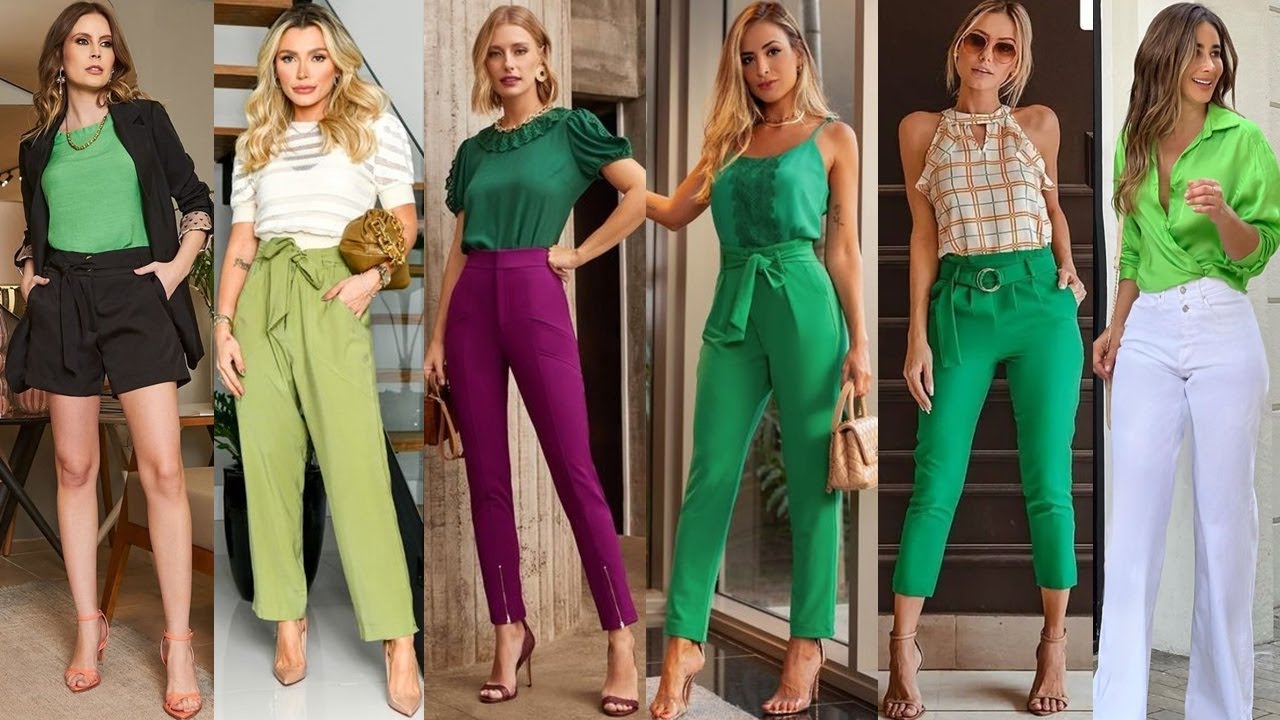 LOS LOOKS MÁS LINDOS EN COLOR VERDE QUE ES UNO DE LOS COLORES EN ...