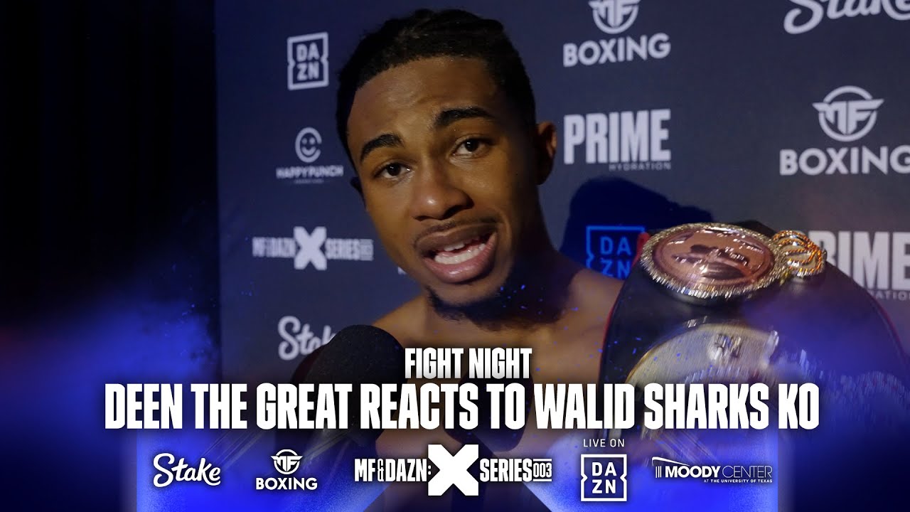“I knew I was going to KO him!” - Deen The Great reacts to Walid Sharks ...