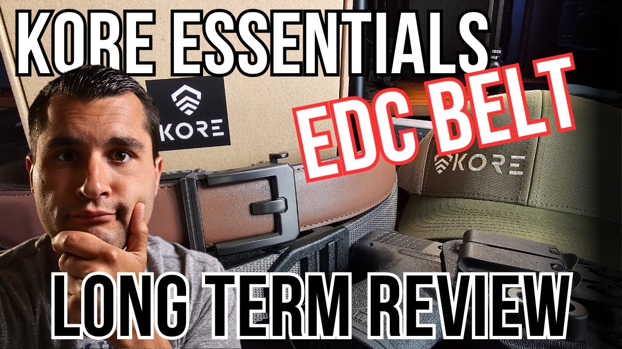 Kore Essentials EDC Belts - Long Term Review - YouTube