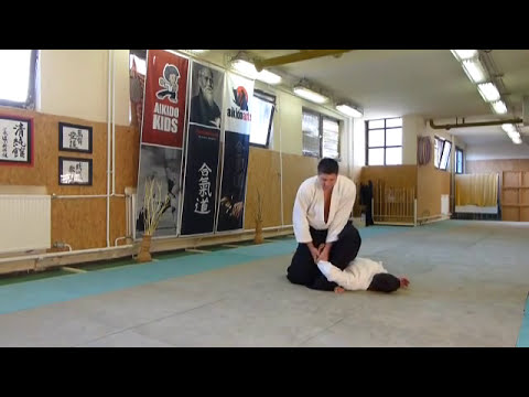 tsuki yonkyo omote [AIKIDO] basic technique - YouTube