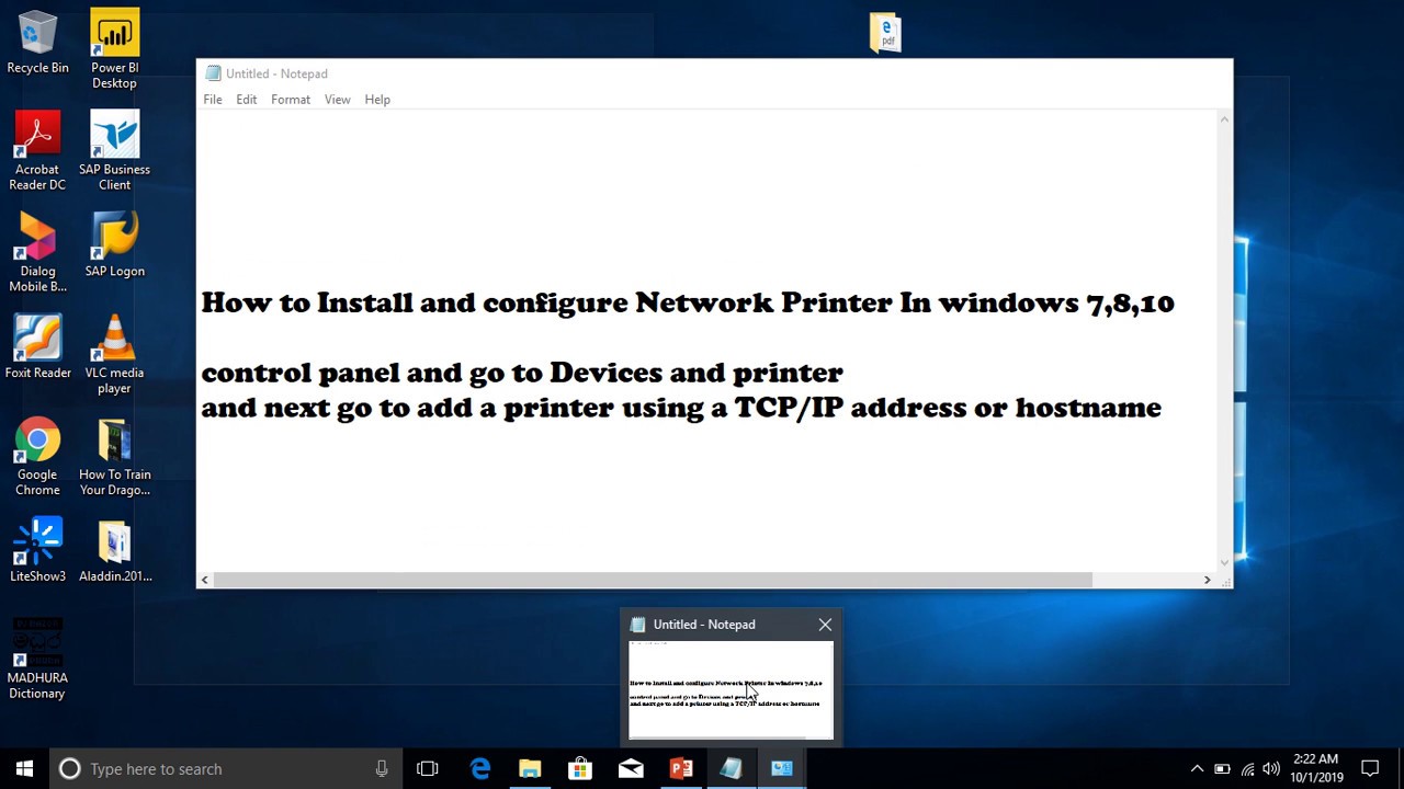 Toshiba network Printer install and configure in Windows 7,8,10 - YouTube