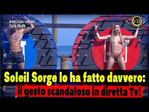 Isola dei Famosi, Soleil Sorge lo ha fatto davvero: il gesto scandaloso in diretta Tv!