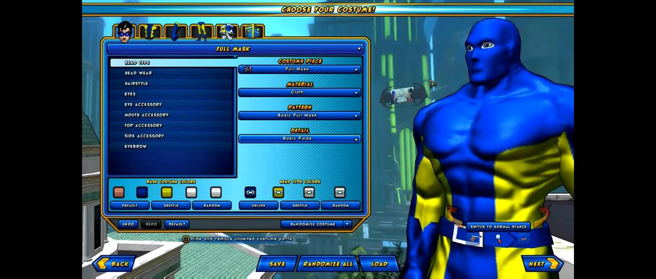 Champions Online Character Creation HD! - YouTube