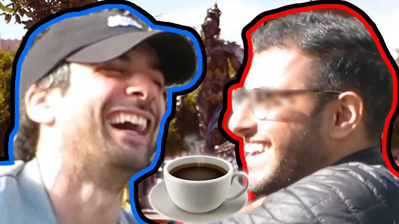 Chill interaction with a random dude drinking coffee :) - YouTube