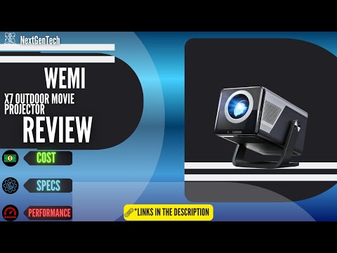 WEMI X7 AI Smart Projector Review | Auto Focus, Keystone & Obstacle Avoidance