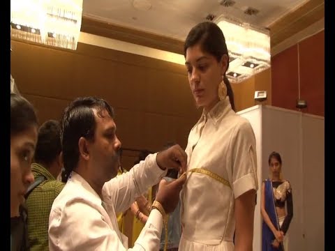 Dress Fitting session with Models at LFW. - YouTube
