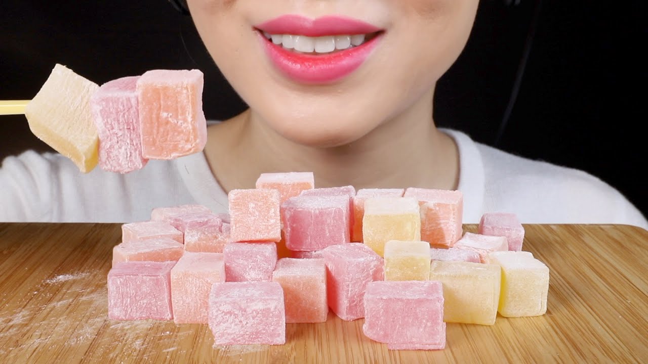 ASMR Turkish Delight Eating Sounds Mukbang - YouTube